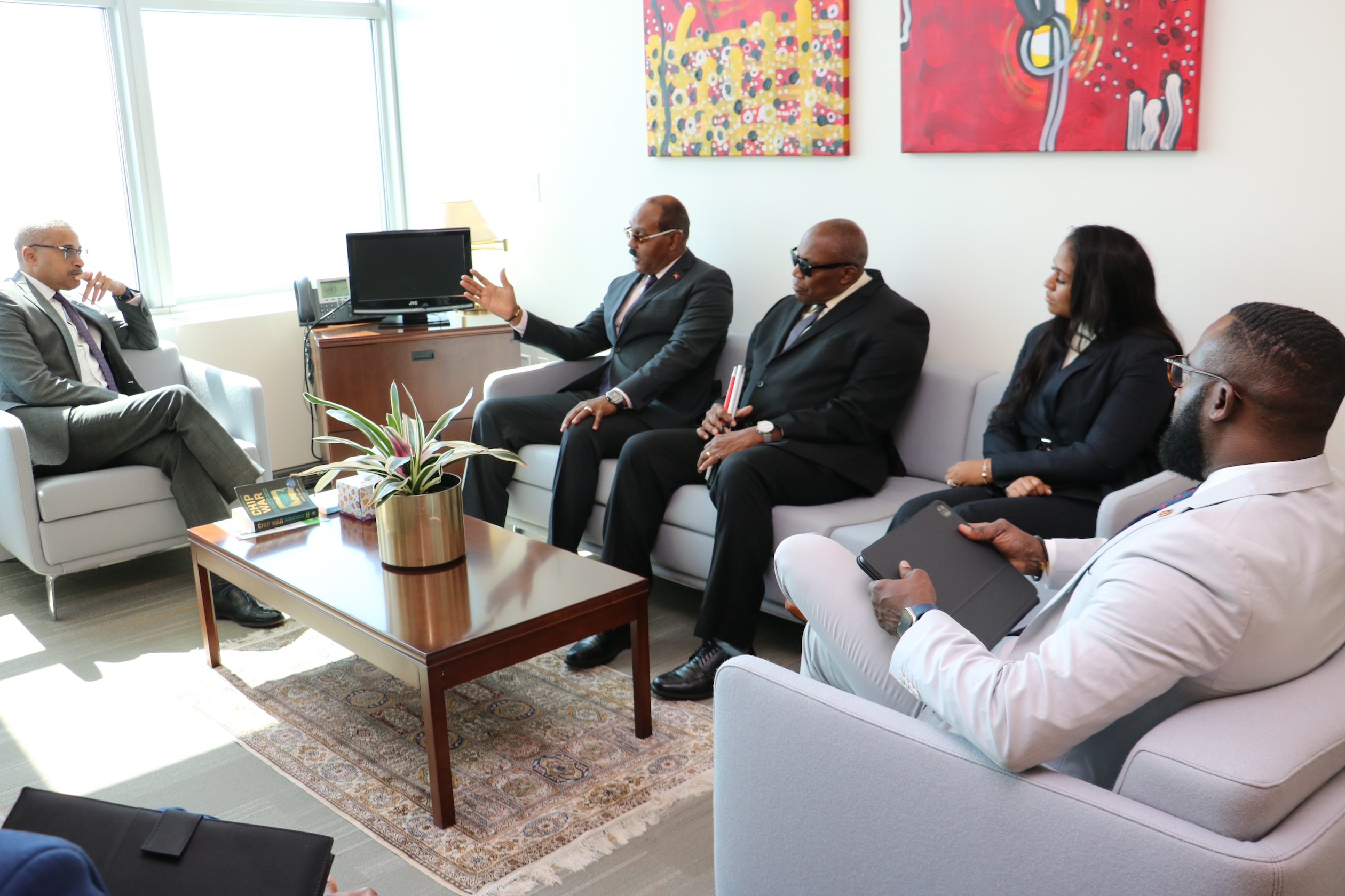 Prime Minister Browne meets with top UN official and participates in ...
