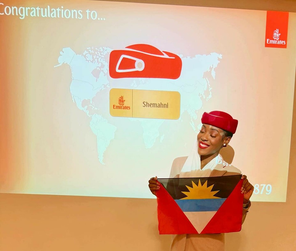 Shay Henry Makes History as First Antiguan Cabin Crew at Emirates ...